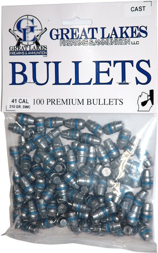 41 caliber 215 grain SWC cast bullets (QTY 100) – Duck Creek Sporting Goods